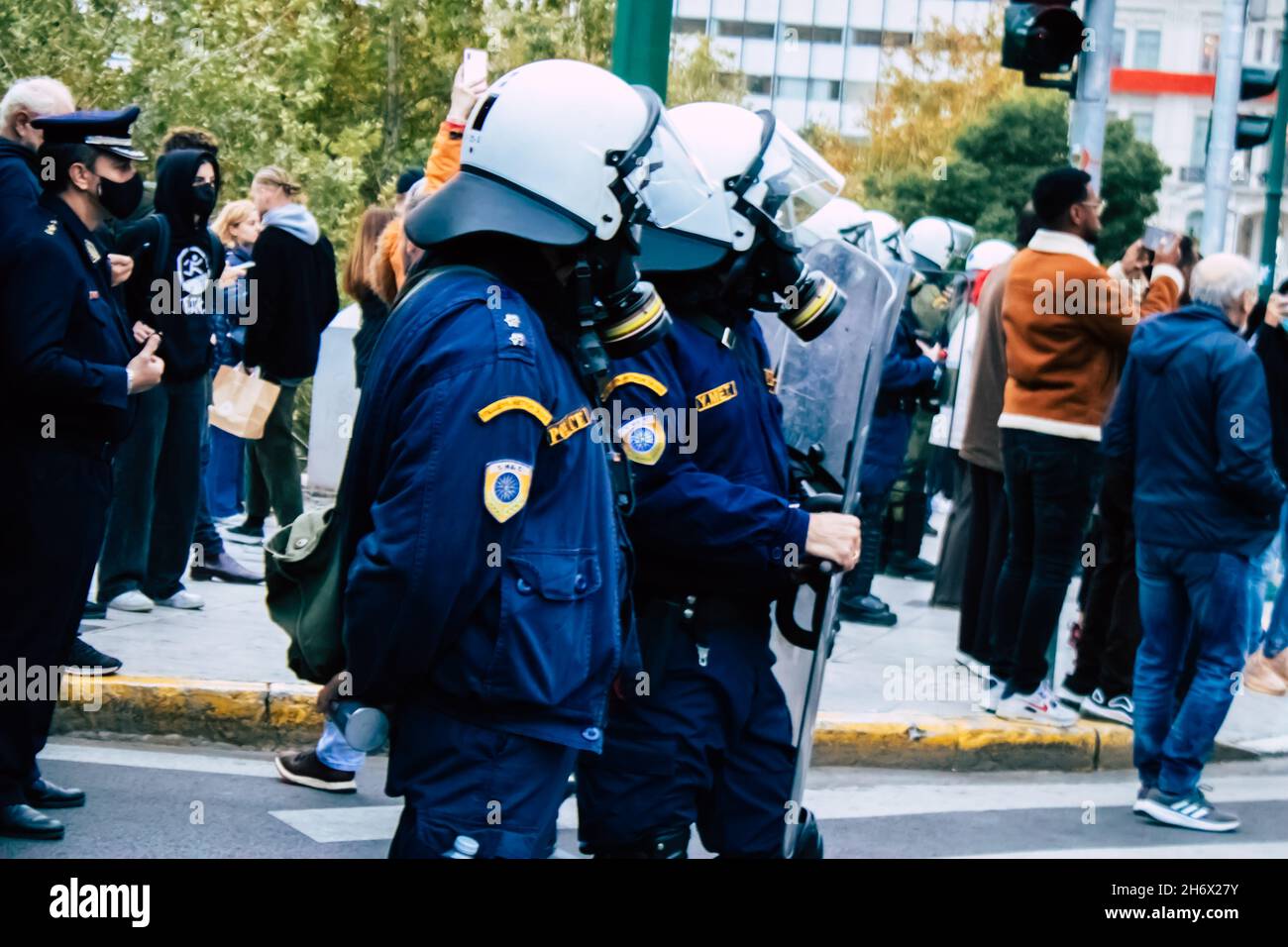 Commemoration of the student uprising of November 17, 1973 against the ...