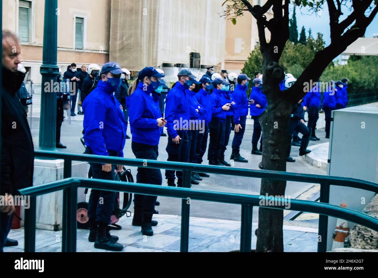 Commemoration of the student uprising of November 17, 1973 against the ...