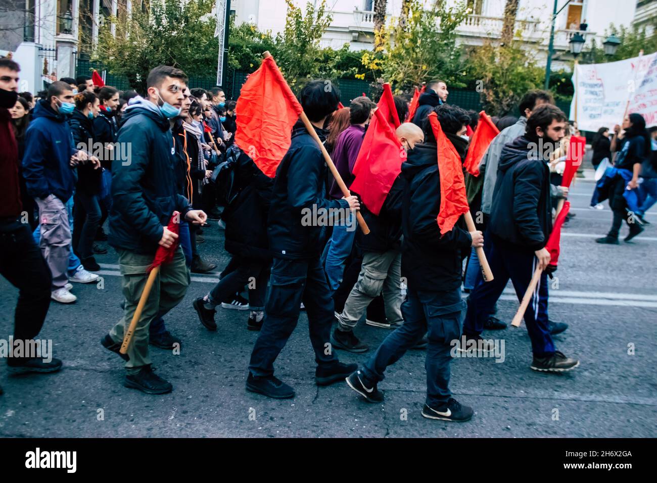 Commemoration of the student uprising of November 17, 1973 against the ...