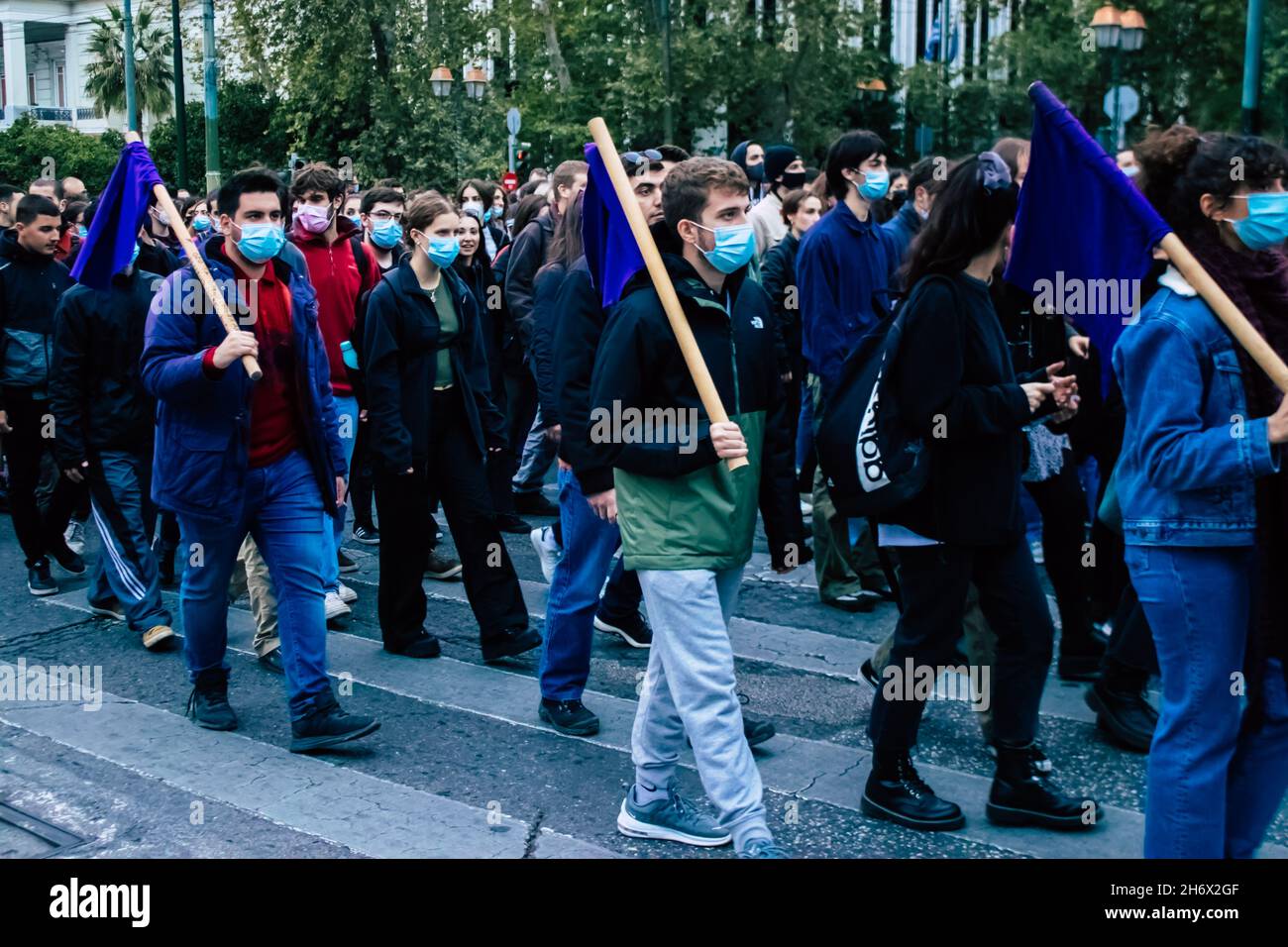 Commemoration of the student uprising of November 17, 1973 against the ...