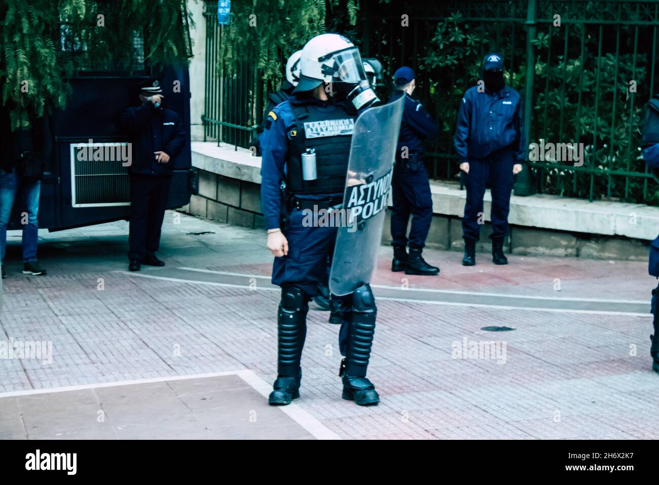 Commemoration of the student uprising of November 17, 1973 against the ...