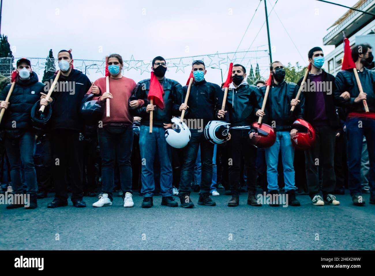 Commemoration of the student uprising of November 17, 1973 against the ...