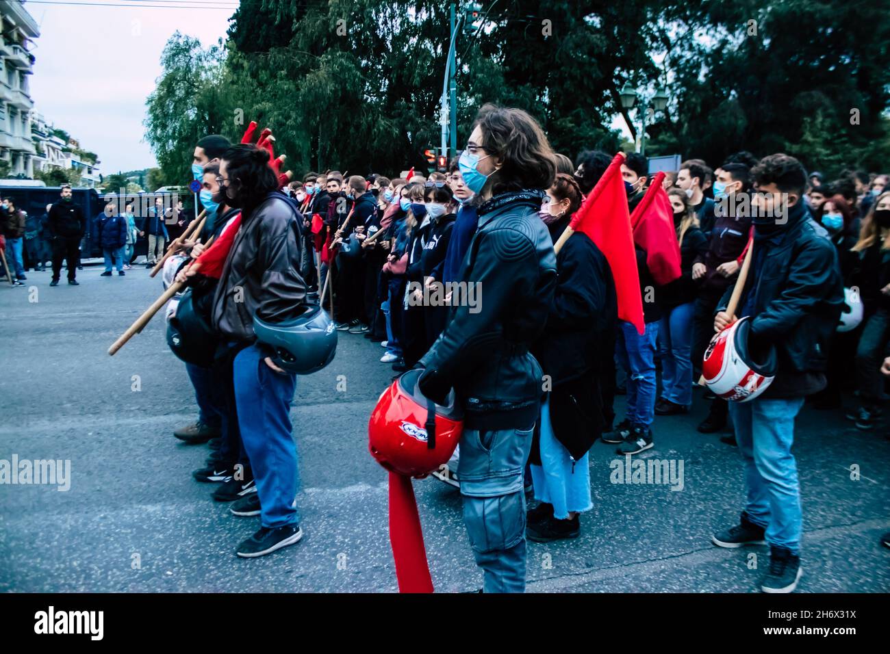 Commemoration of the student uprising of November 17, 1973 against the ...