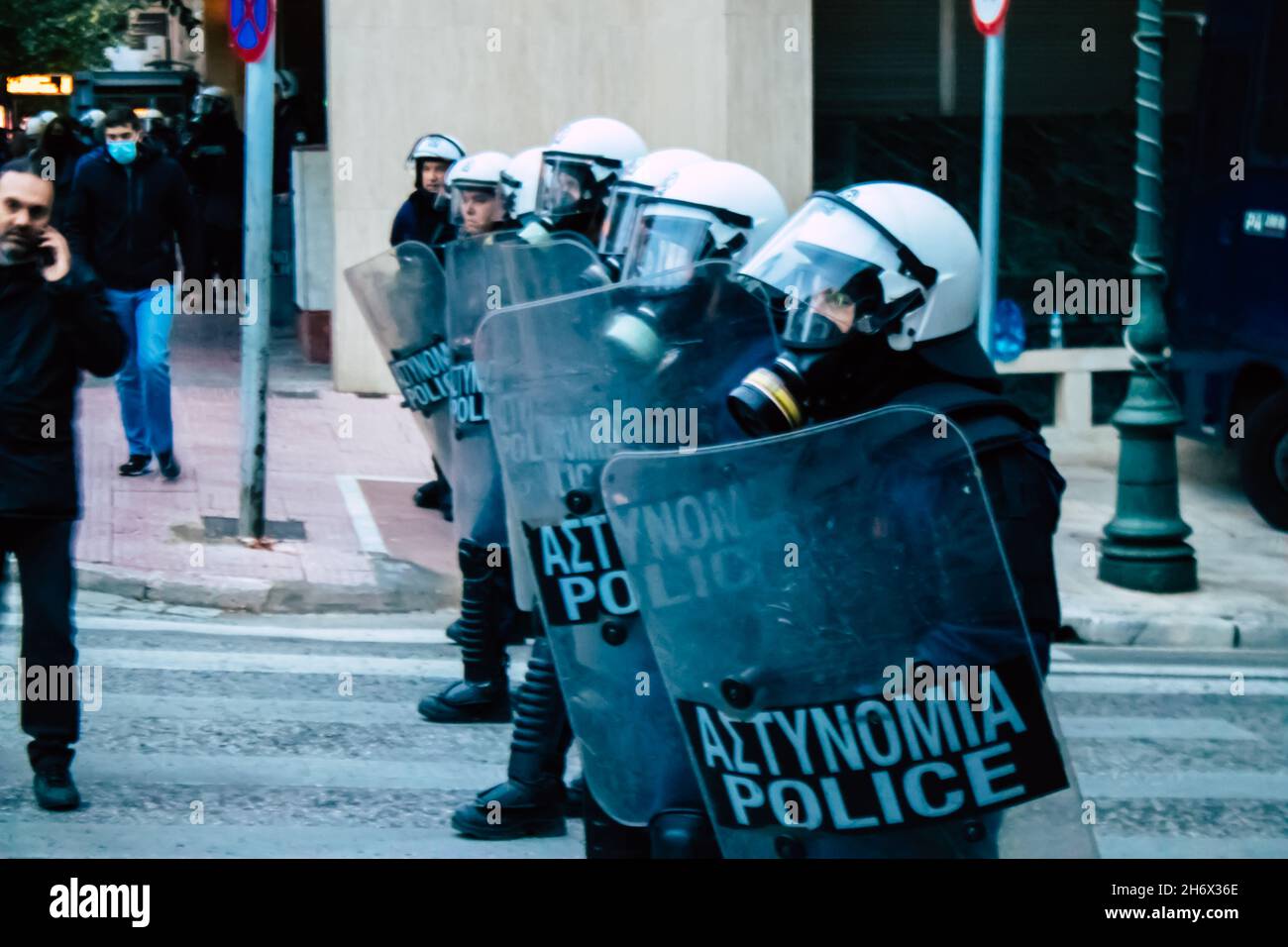 Commemoration of the student uprising of November 17, 1973 against the ...