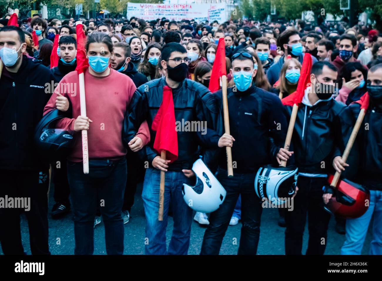 Commemoration of the student uprising of November 17, 1973 against the ...