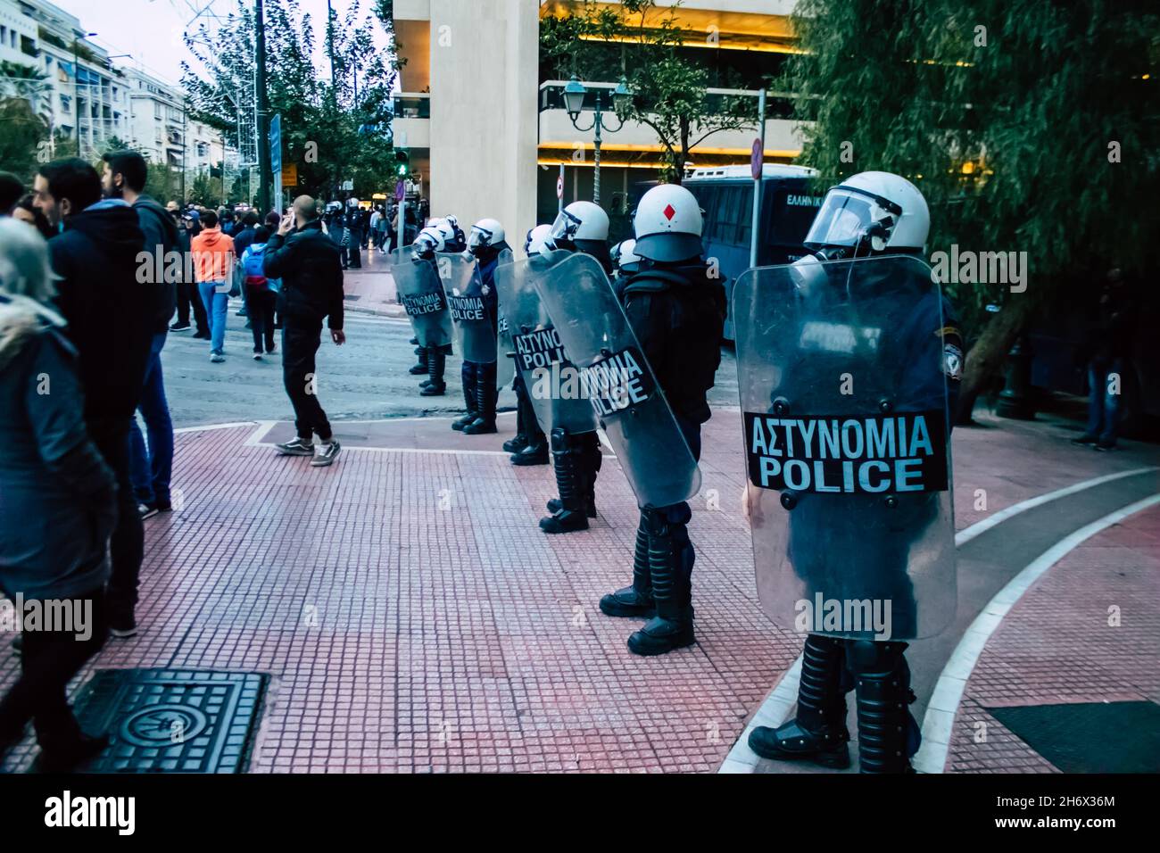 Commemoration of the student uprising of November 17, 1973 against the ...