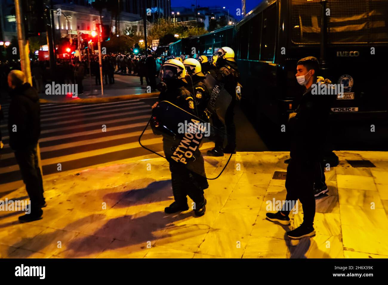 Commemoration of the student uprising of November 17, 1973 against the ...