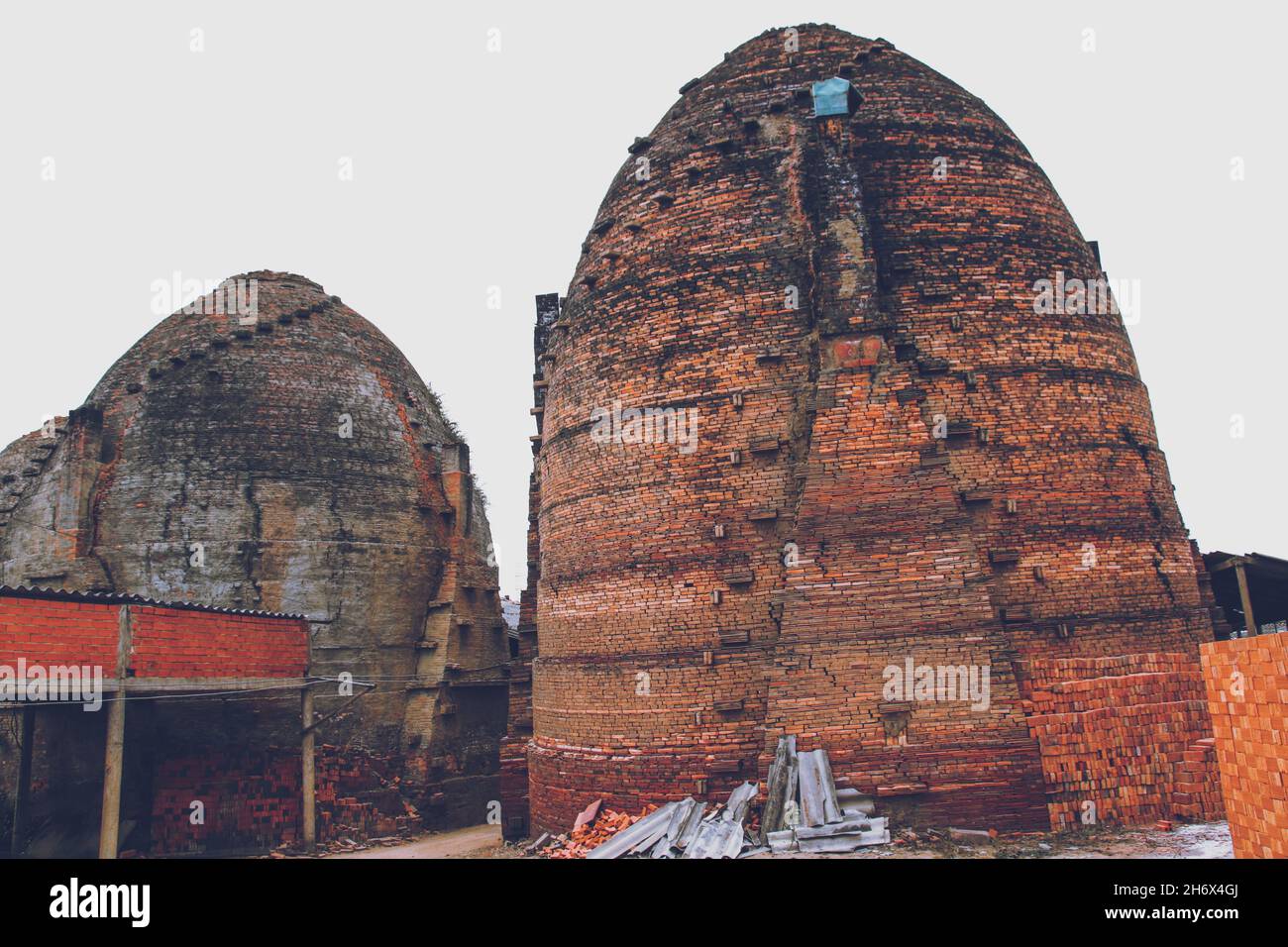 The famous centenarian traditional kilns for manufacturing handmade ...