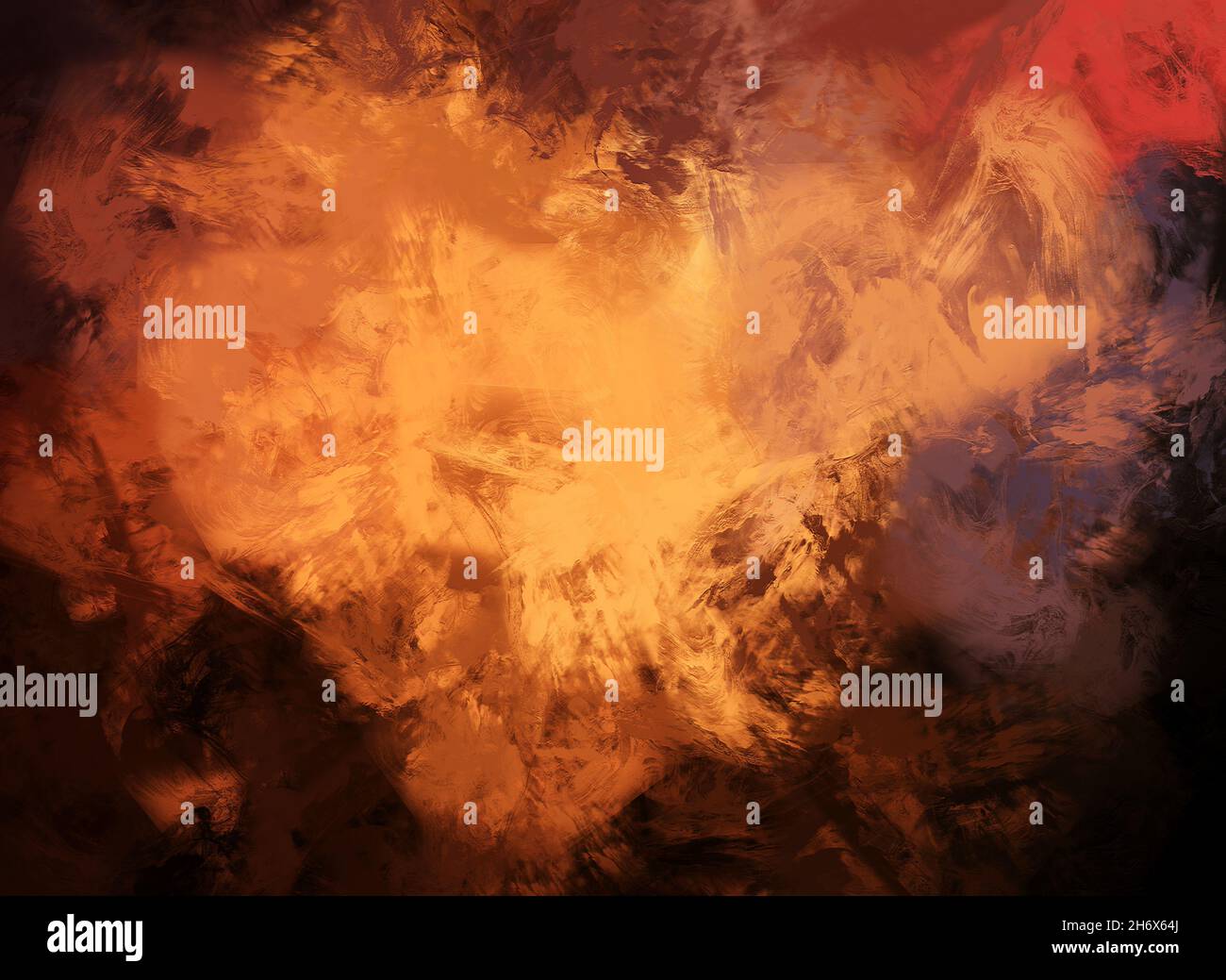 Brush strokes of paint Abstract painting Dark background Painted rouge ...