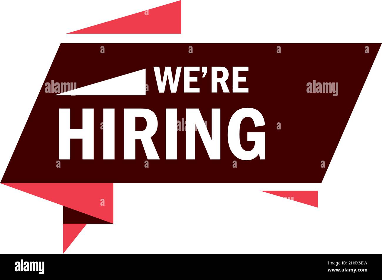 were hiring banner Stock Vector Image & Art - Alamy