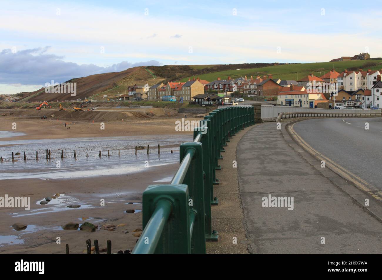 Sandsend - England Stock Photo - Alamy