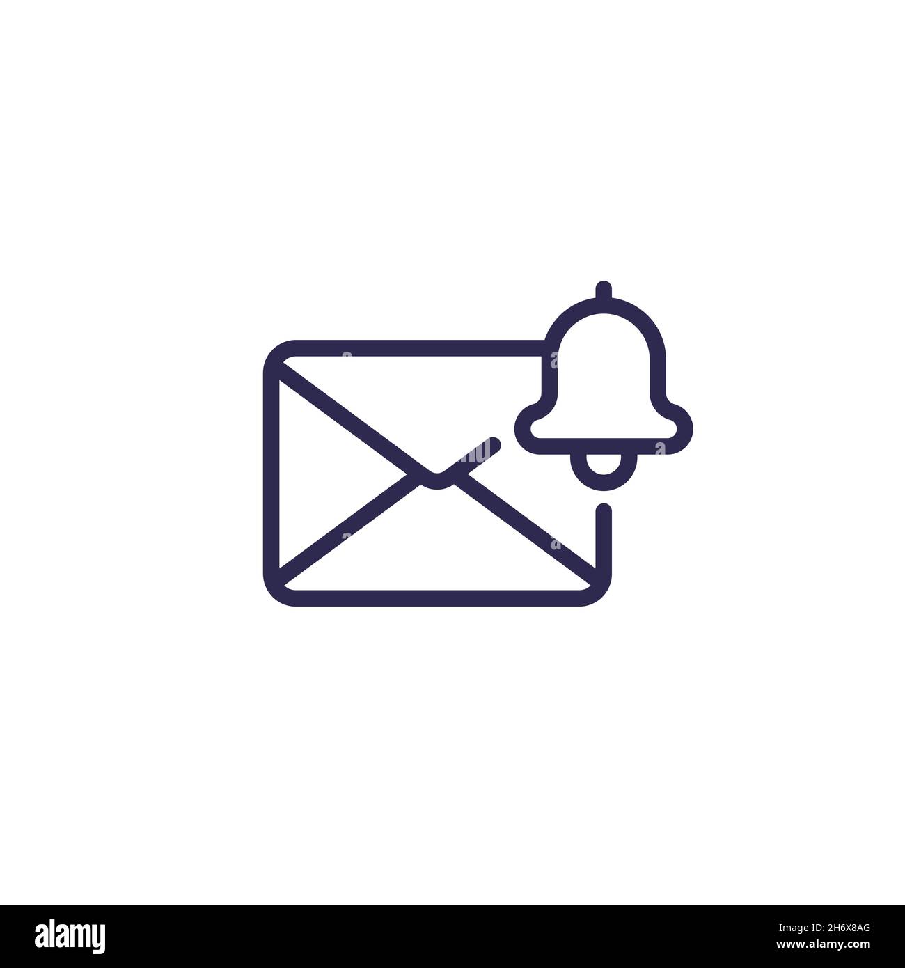 Important mail icon outline Cut Out Stock Images & Pictures - Alamy