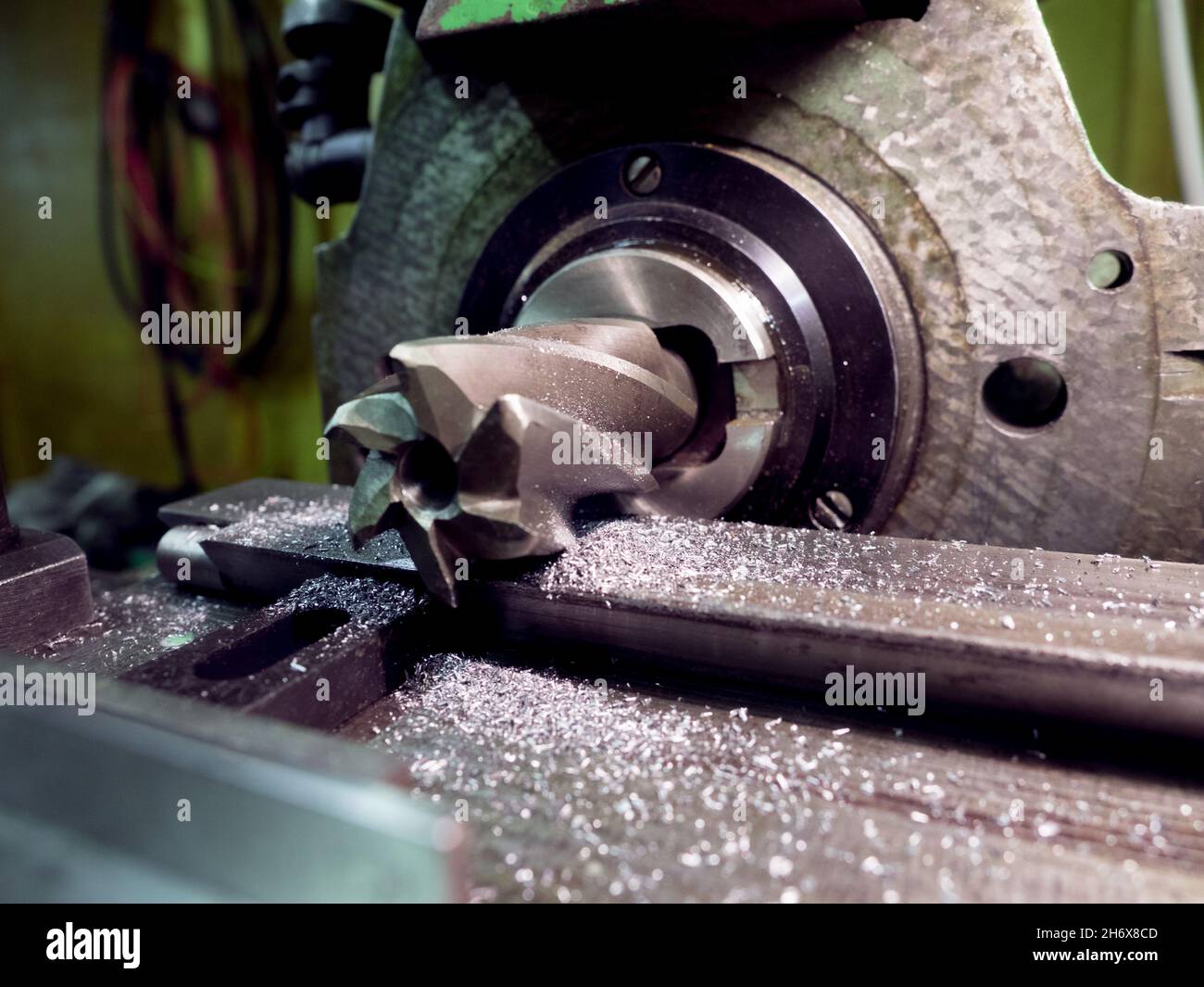 Old metal cutting machine hi-res stock photography and images - Alamy