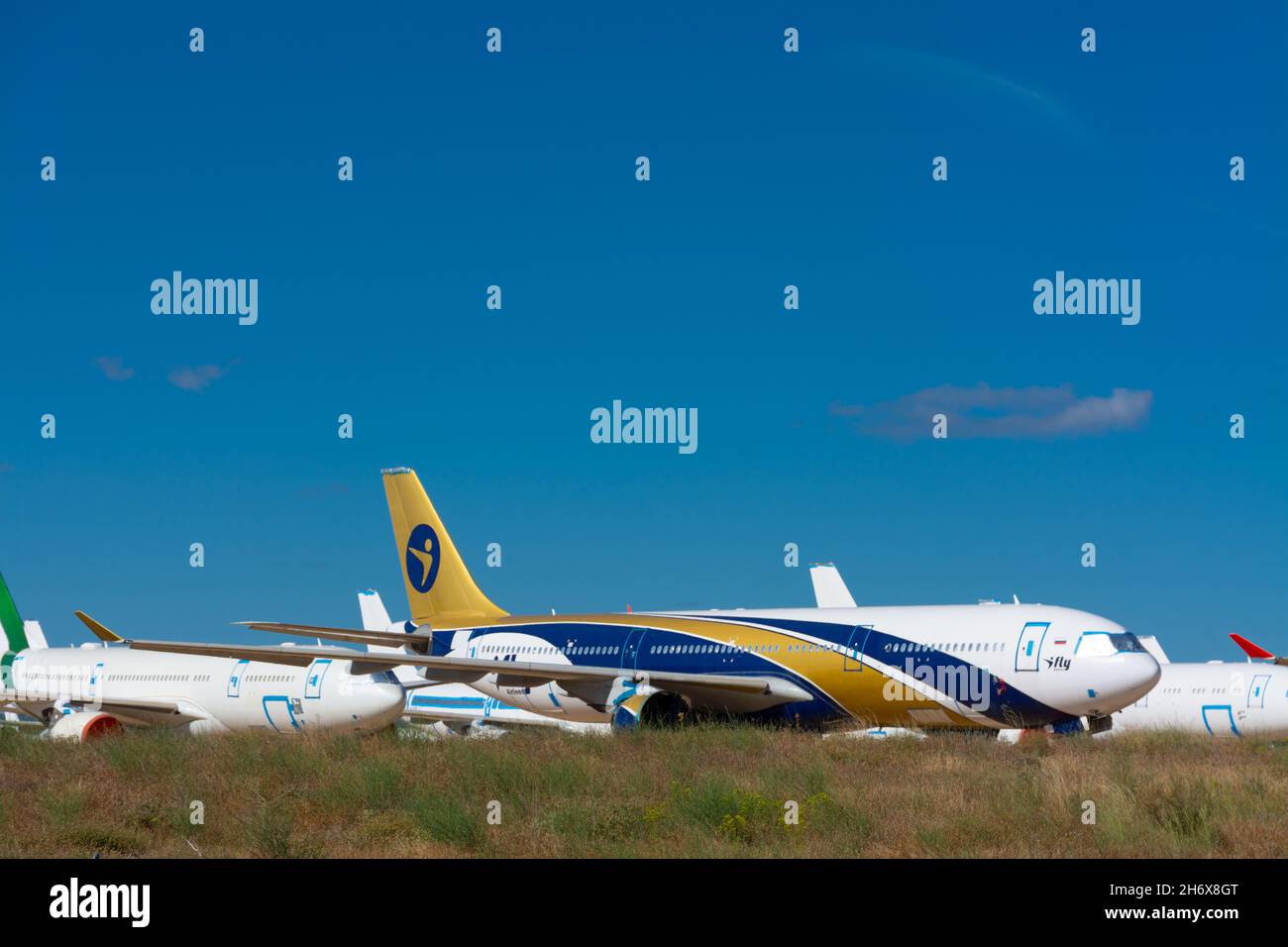 Caude, Teruel, Spain. 13th July, 2021 - Teruel Aerodrome, the largest ...