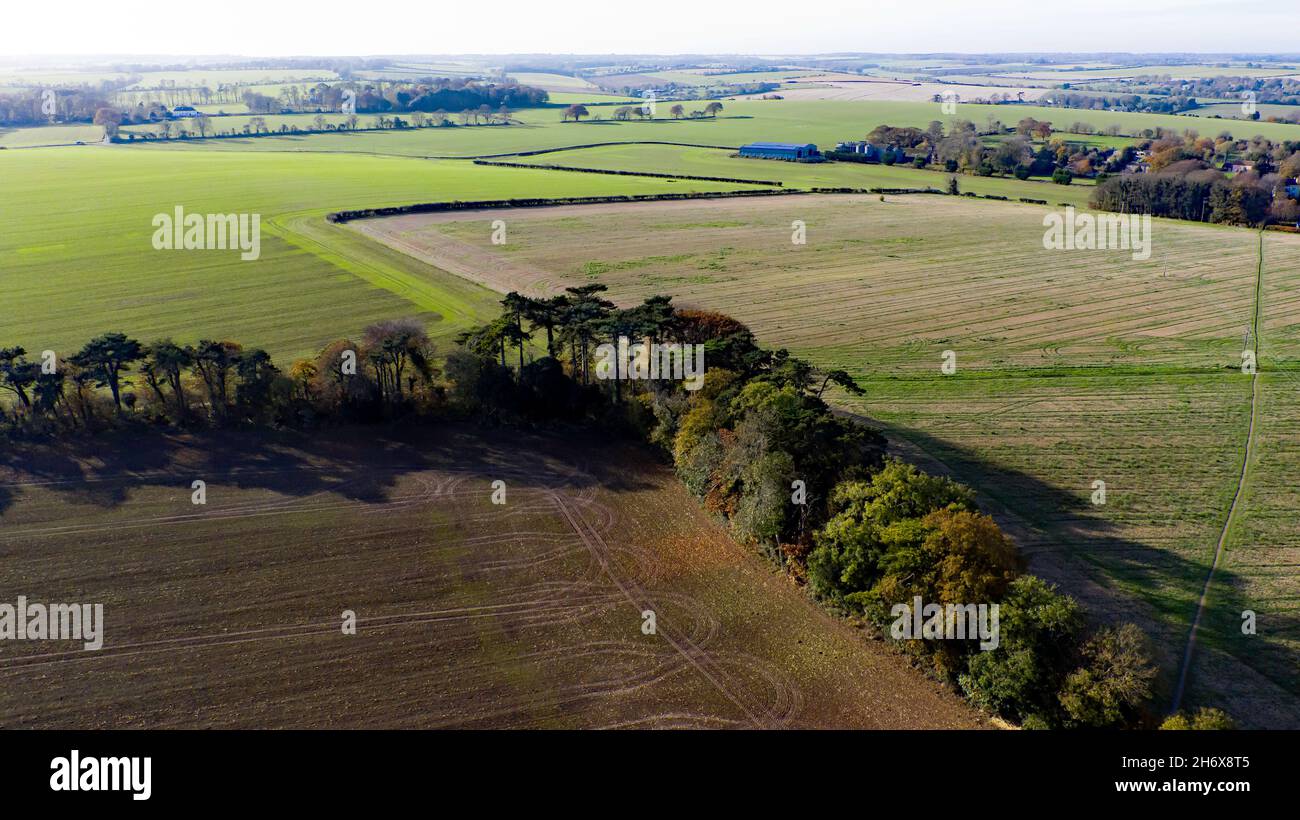 Aerial farm barn buildings hi-res stock photography and images - Alamy