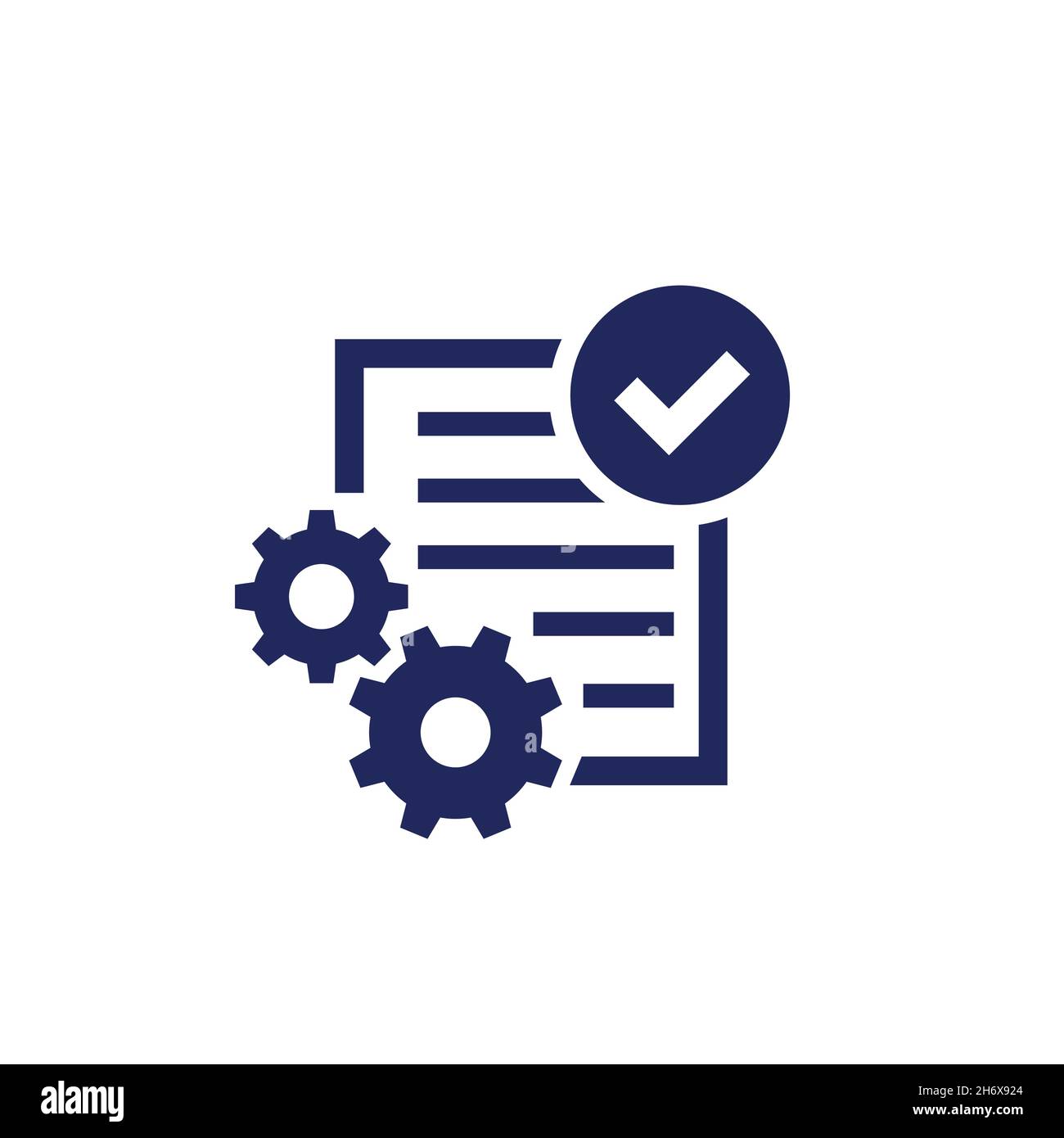 project complete icon on white Stock Vector Image & Art - Alamy