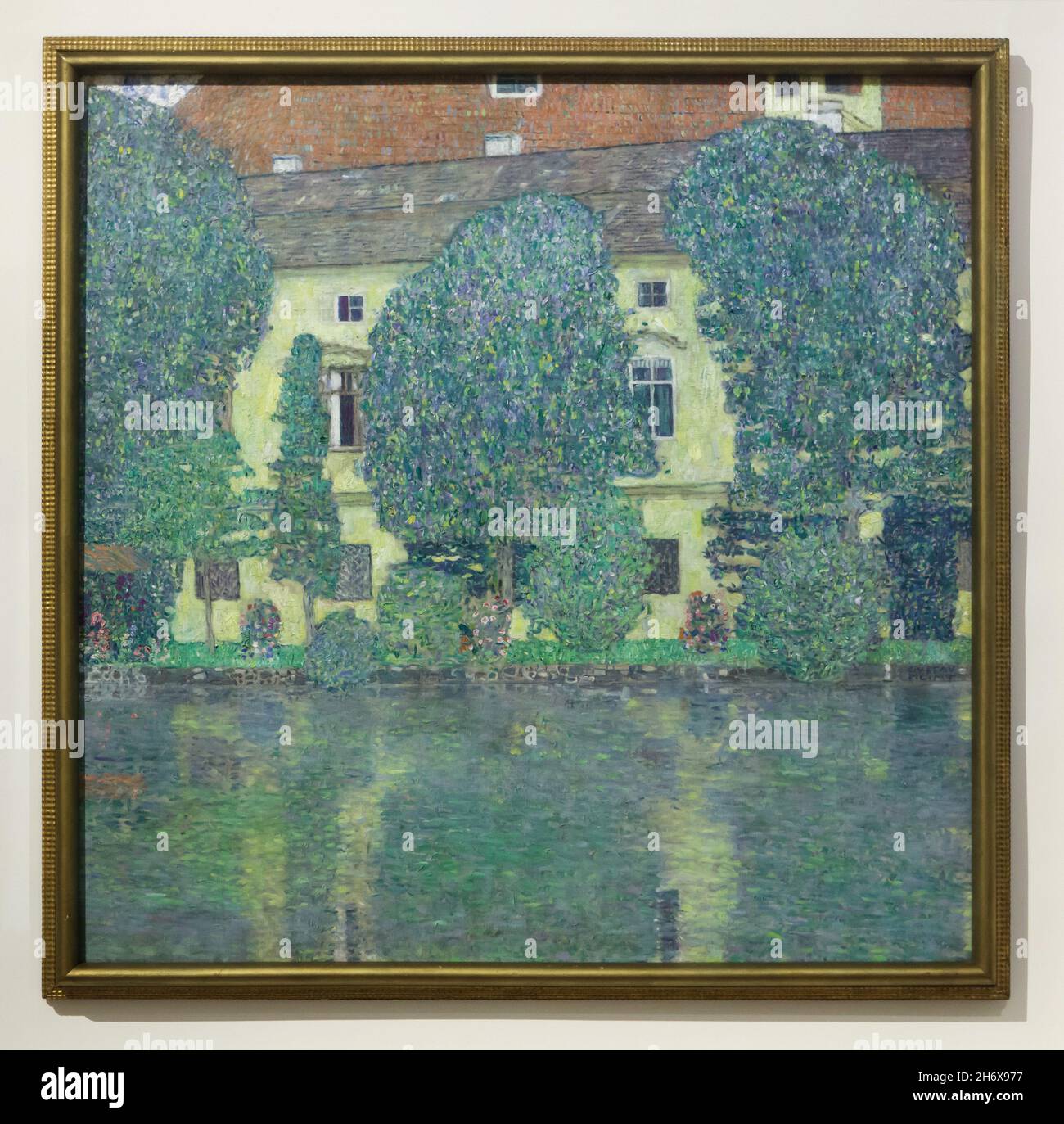 Painting 'Schloss Kammer on Lake Attersee III' by Austrian symbolist ...