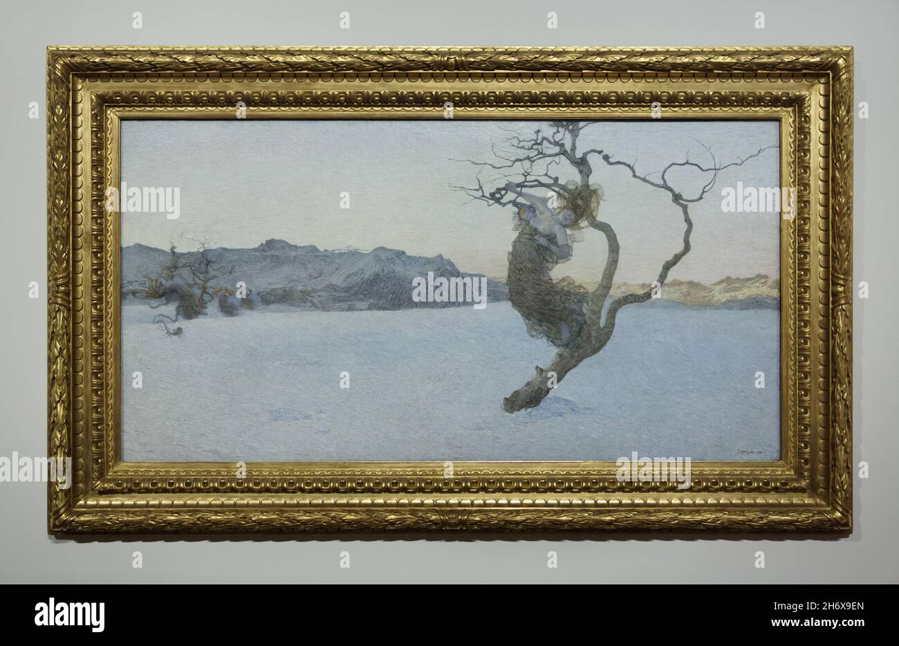 Painting 'Evil Mothers' by Italian symbolist painter Giovanni Segantini ...