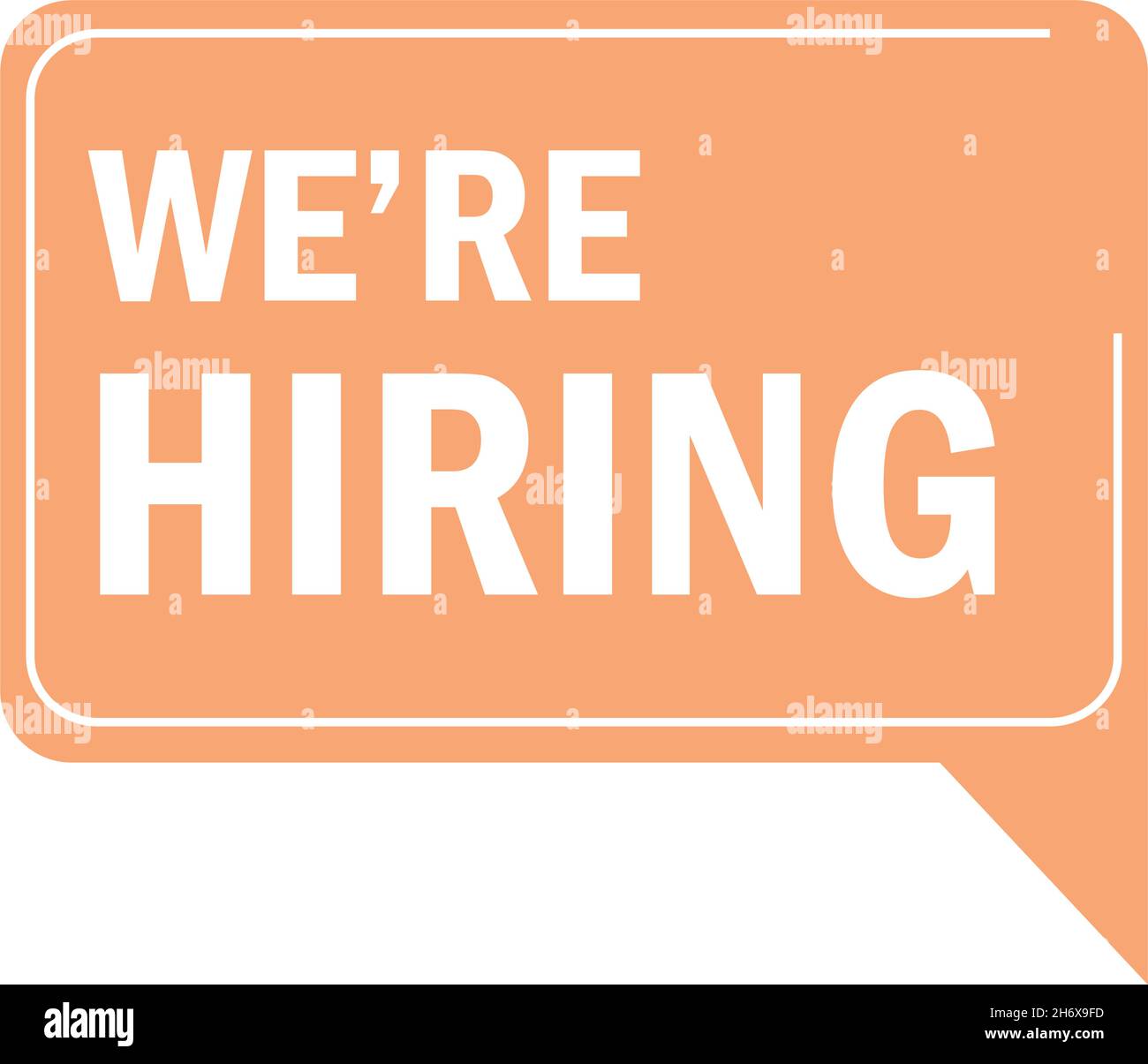 were hiring lettering Stock Vector Image & Art - Alamy