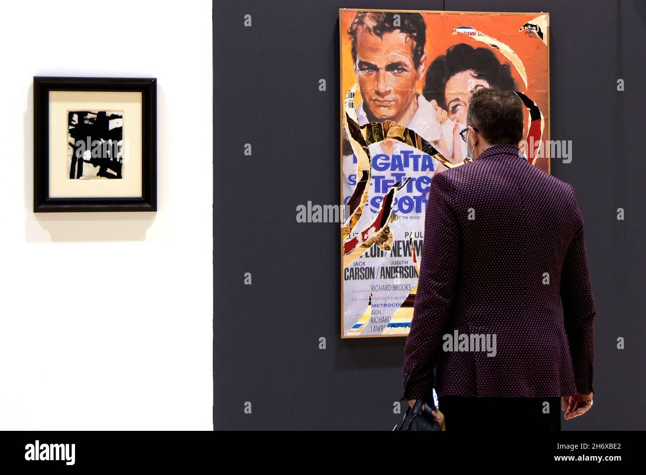 Mimmo rotella arts hi-res stock photography and images - Alamy