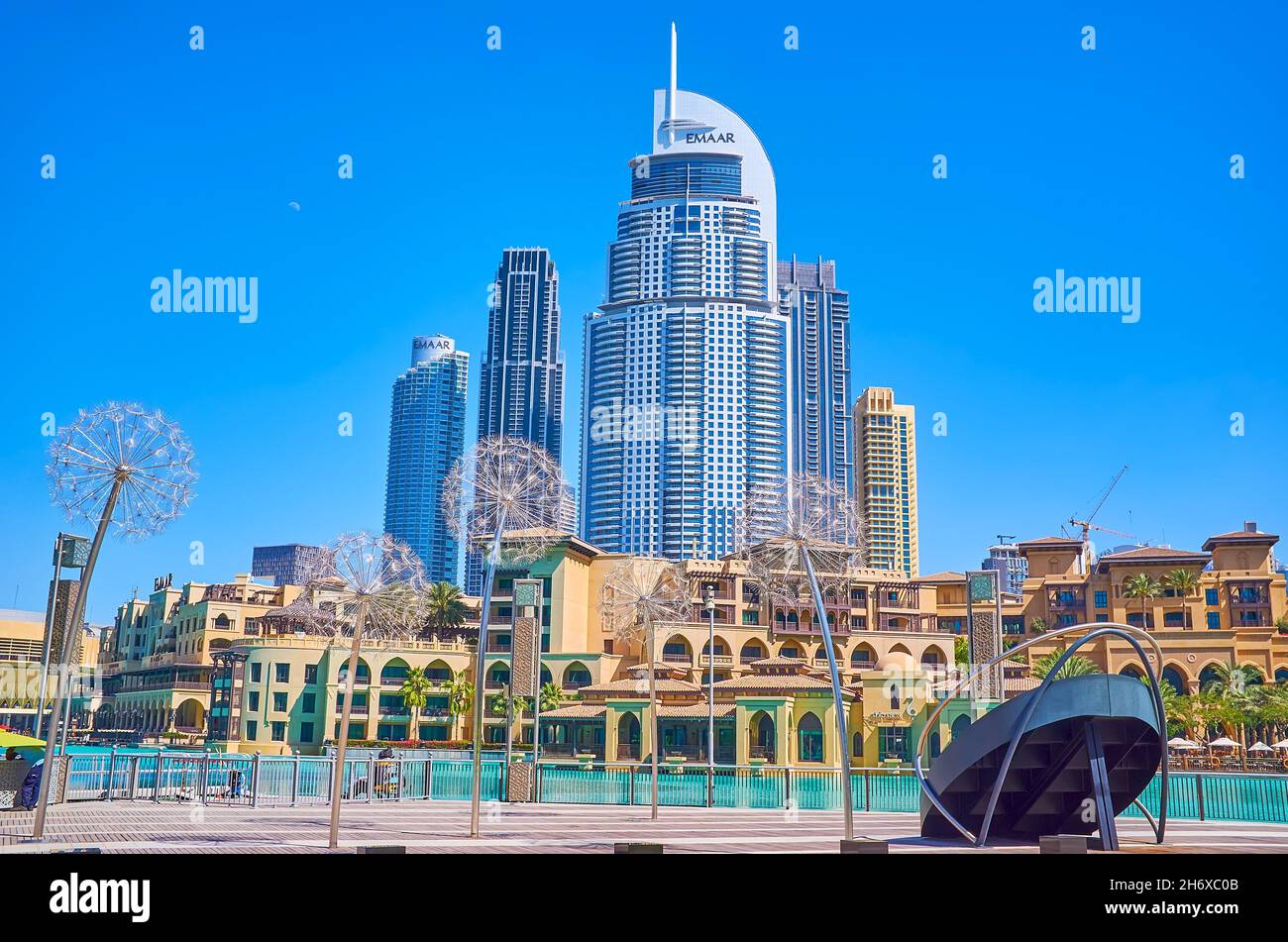 DUBAI, UAE - MARCH 3, 2020: Dubai Downtown is the example of ...