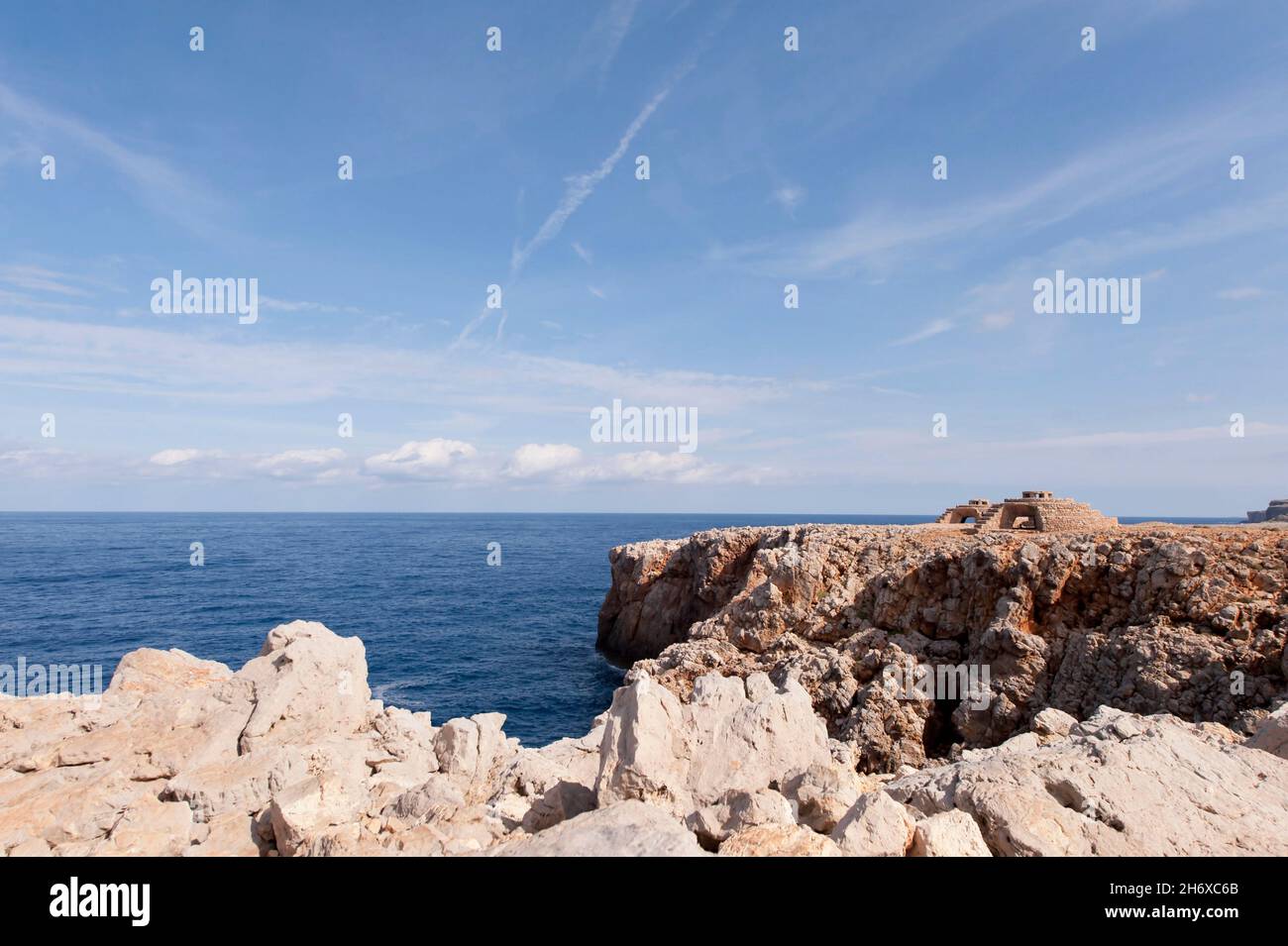 Coastal landscape of Menorca - Balearic Islands - Spain Stock Photo - Alamy