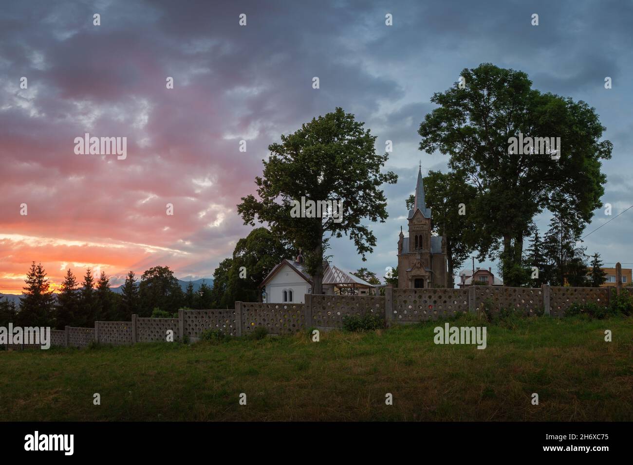 Rakovsky family mausoleum in Rakovo village, Turiec region, Slovakia ...