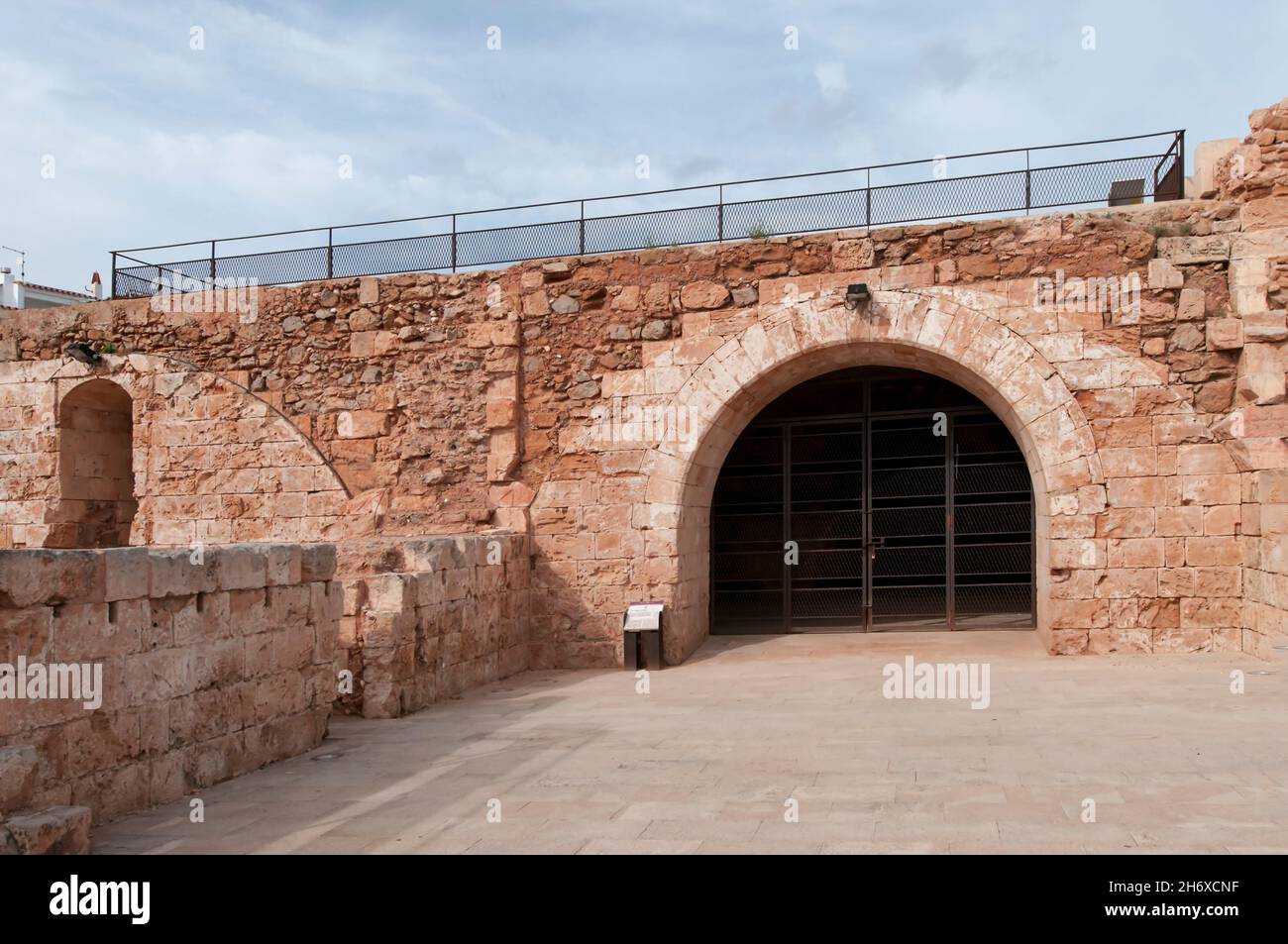 Defensive military architecture of the island of Menorca Stock Photo ...
