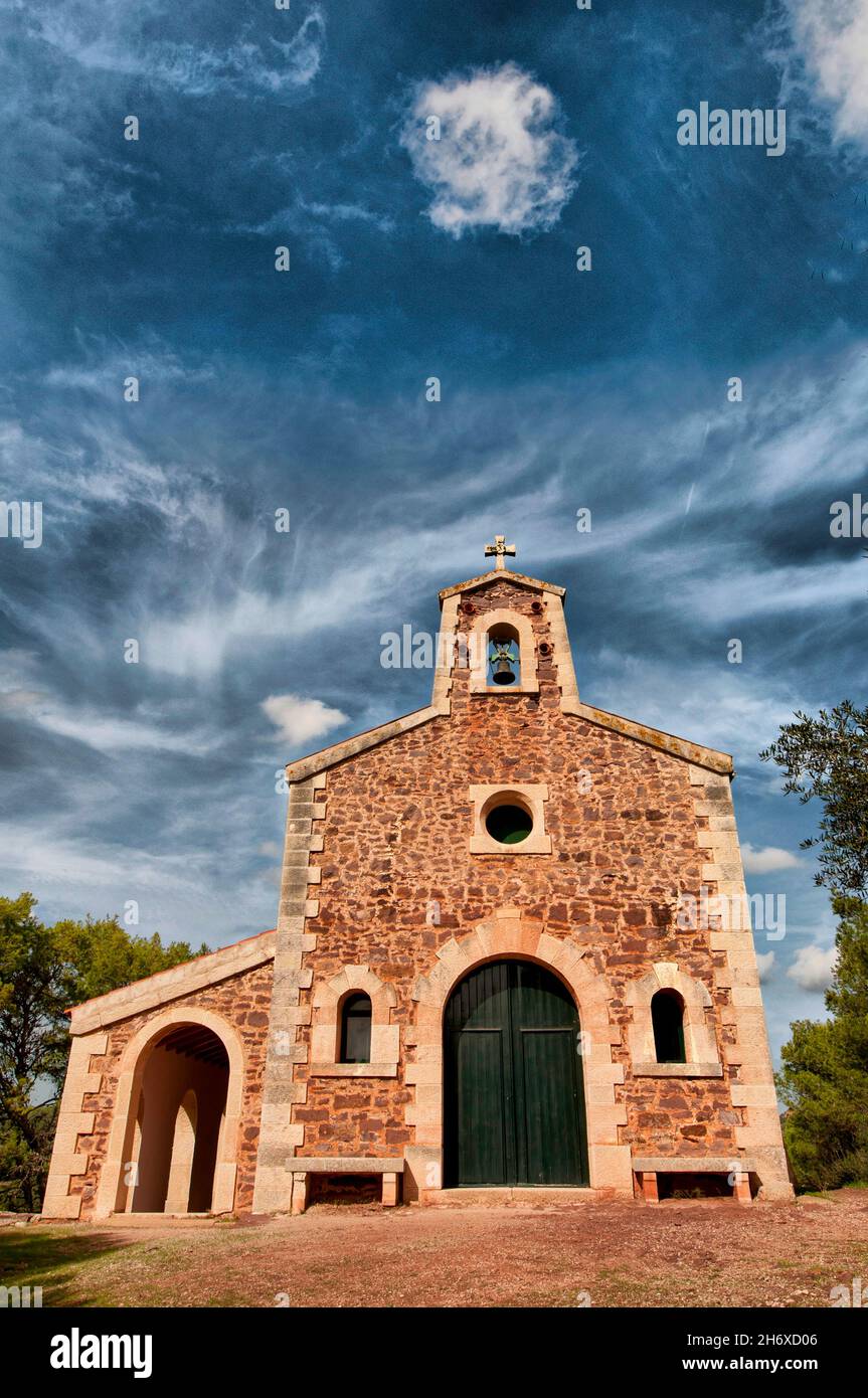 Ecclesiastical architecture on the island of Menorca Stock Photo - Alamy