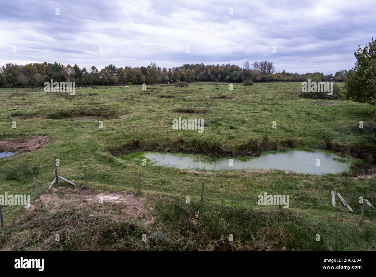 Bomb craters second world war hi-res stock photography and images - Alamy