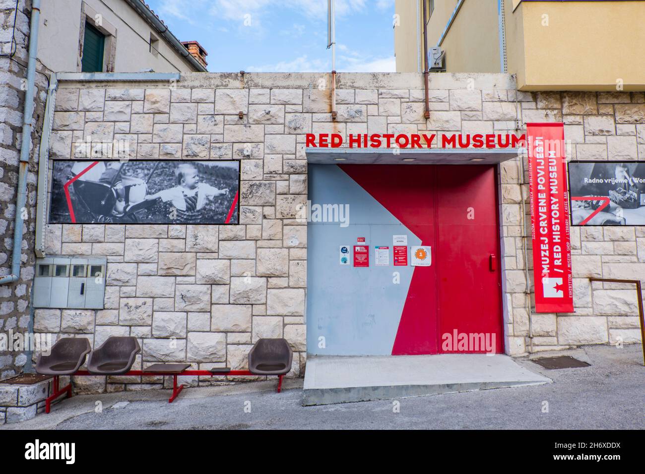 Red History Museum, Gruz, Dubrovnik, Croatia Stock Photo - Alamy
