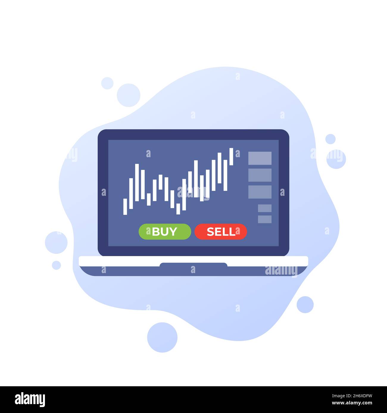 Etf trading icon chart hi-res stock photography and images - Alamy