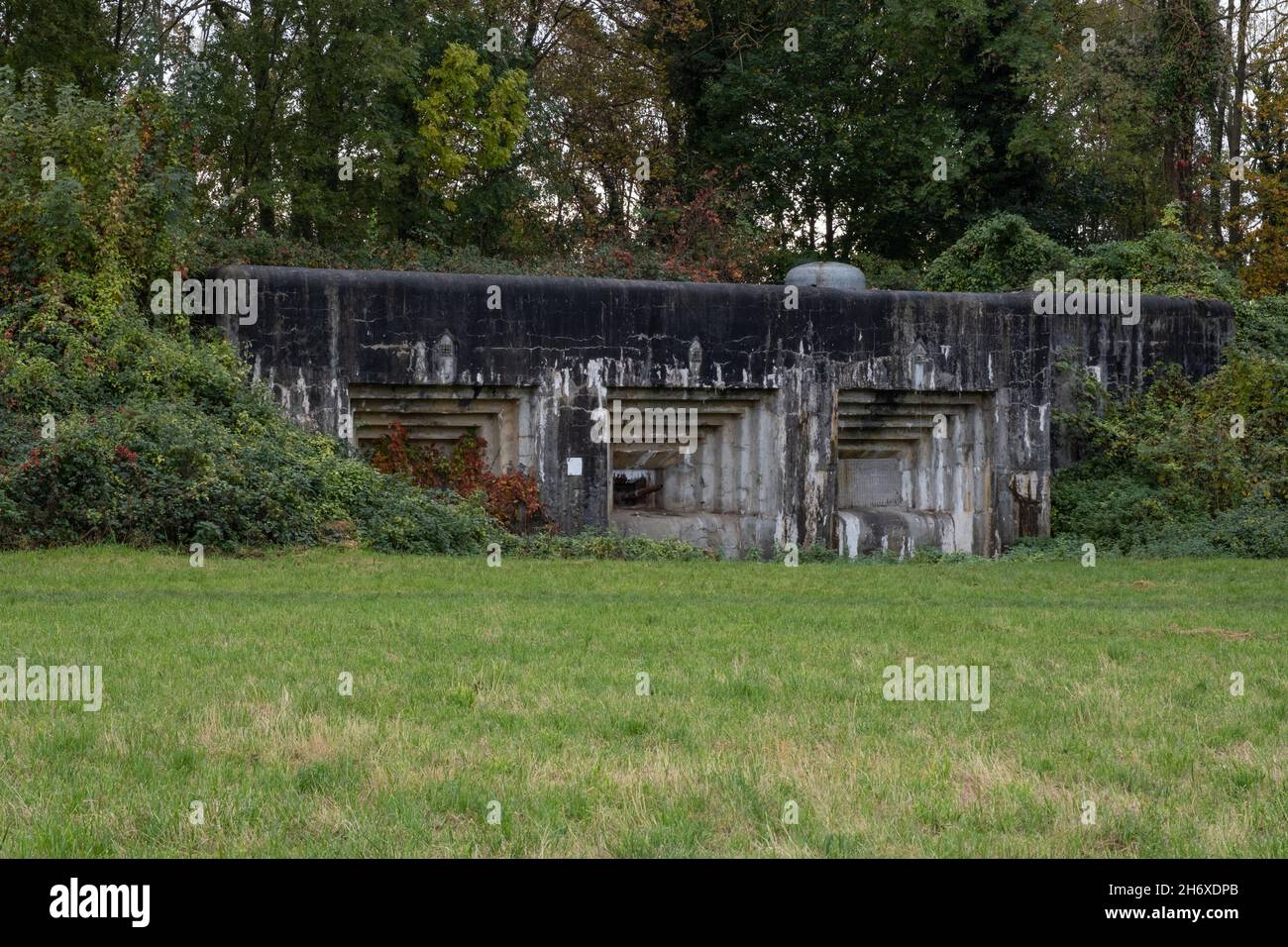 Eben-Emael, Belgium - October 30, 2021. Fort Eben-Emael was one of the ...
