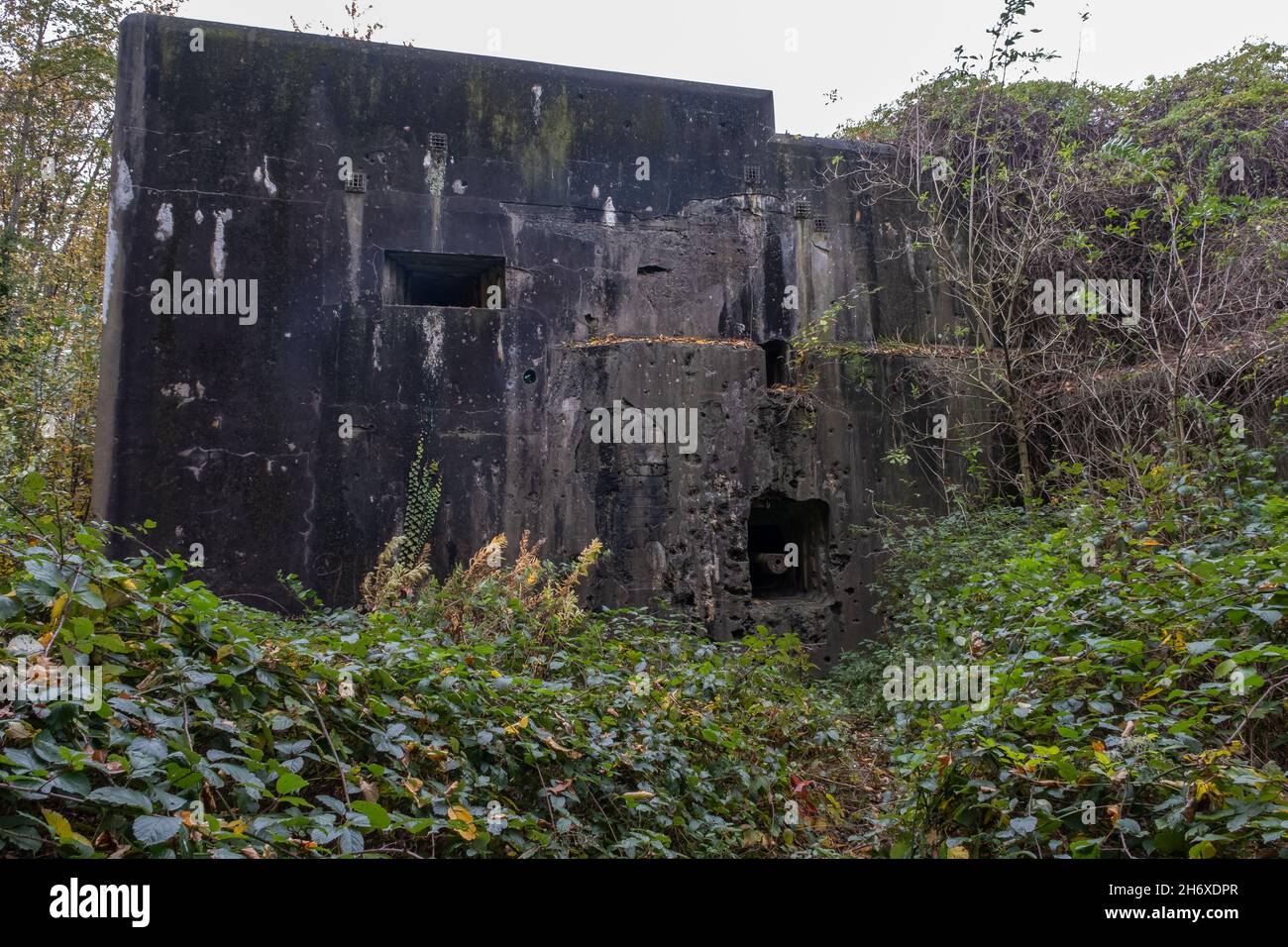 Eben-Emael, Belgium - October 30, 2021. Fort Eben-Emael was one of the ...