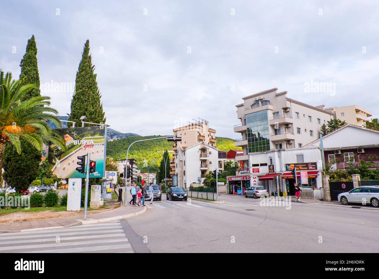Jadranski put, Budva, Montenegro, Europe Stock Photo - Alamy