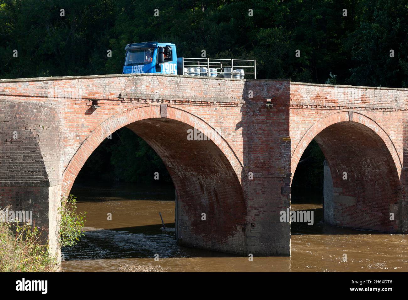 Bridge over the River Wye, Bredwardine, Herefordshire Stock Photo - Alamy