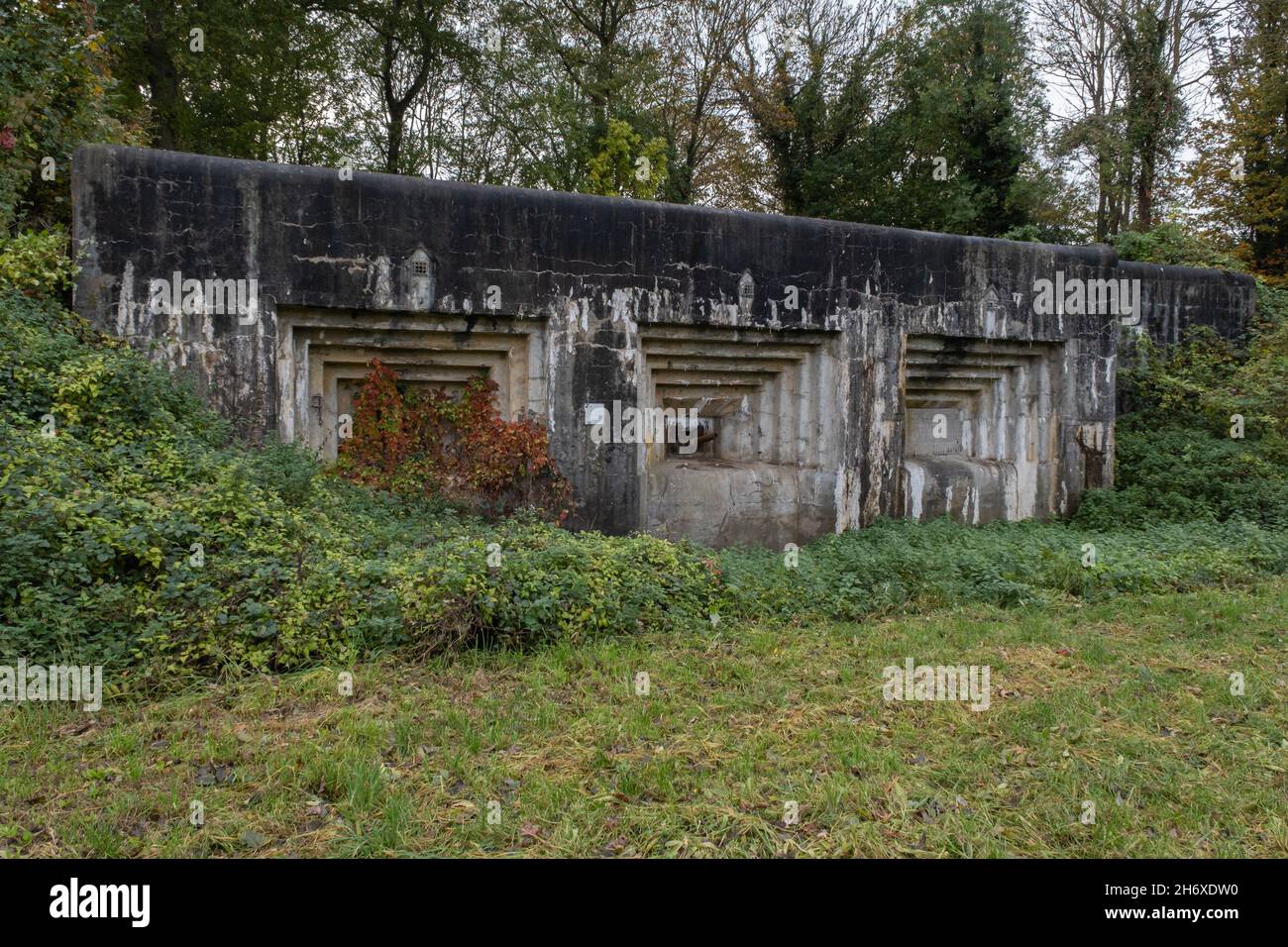 Eben-Emael, Belgium - October 30, 2021. Fort Eben-Emael was one of the ...