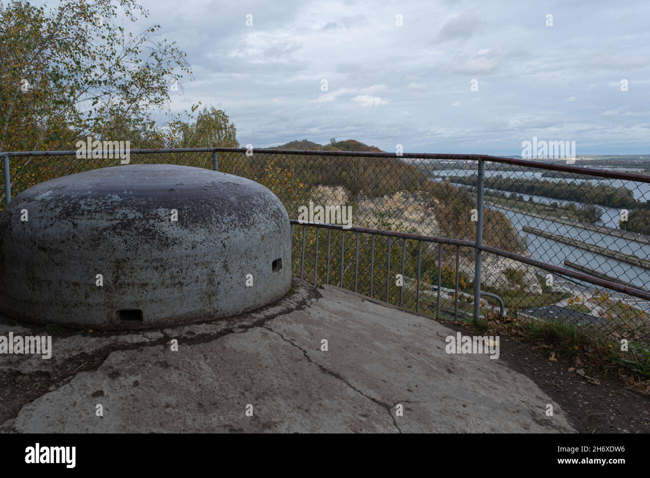 Eben-Emael, Belgium - October 30, 2021. Fort Eben-Emael was one of the ...