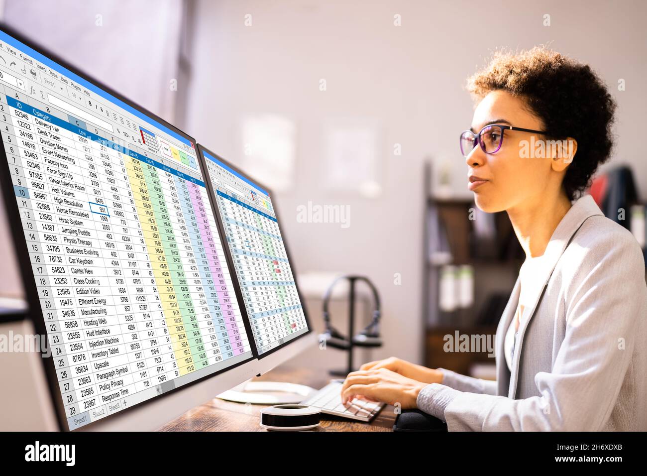 Medical Coding Bill And Billing Codes Spreadsheets Stock Photo - Alamy