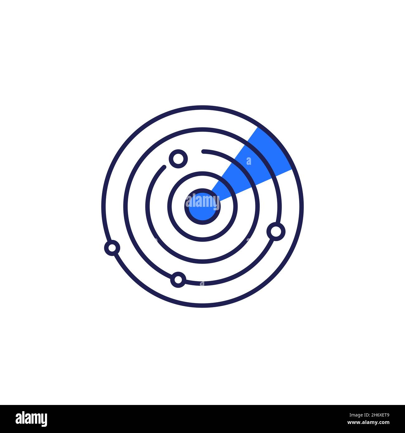 radar icon on white, vector art Stock Vector Image & Art - Alamy