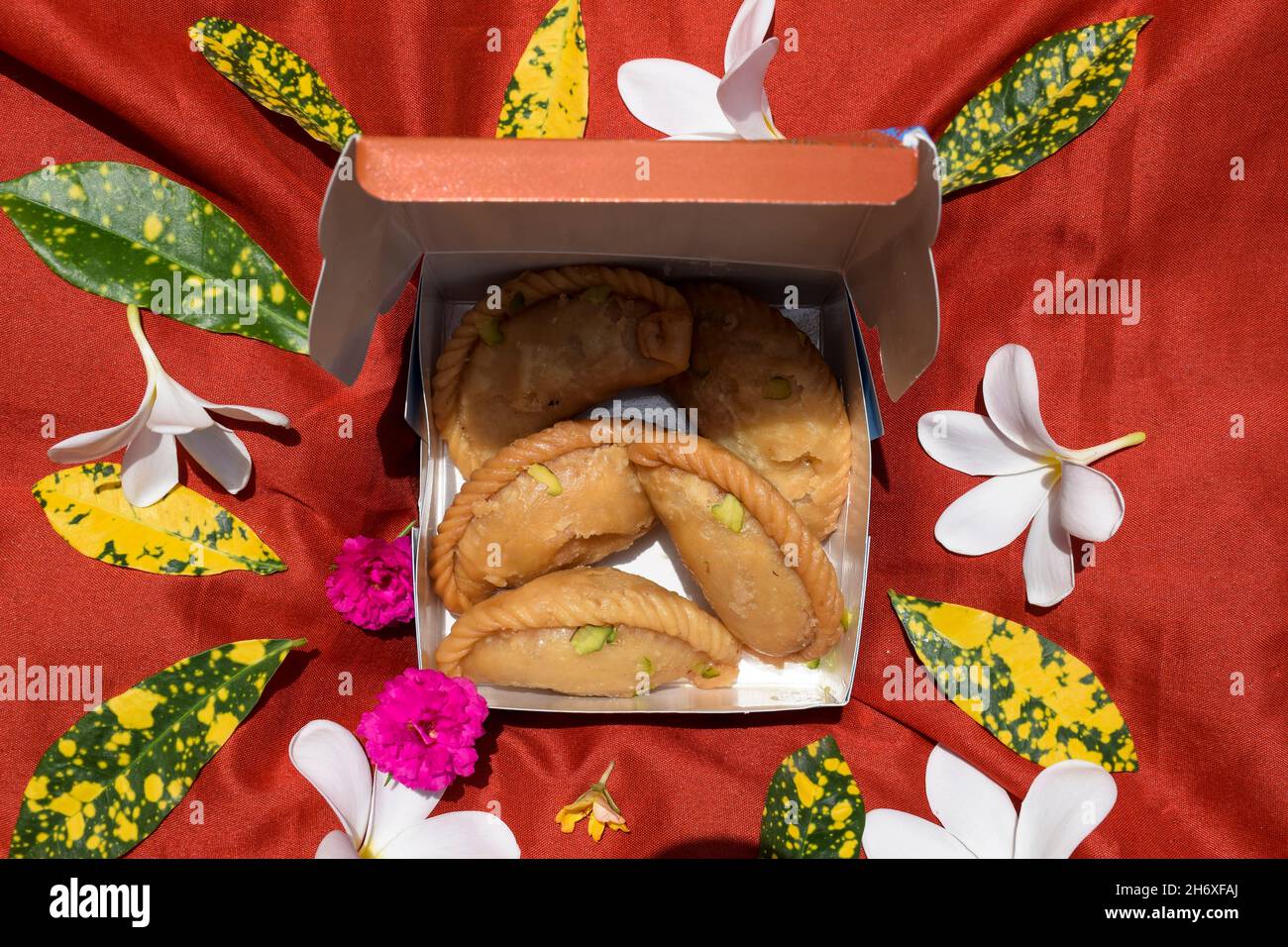 Gujiya box hi-res stock photography and images - Alamy