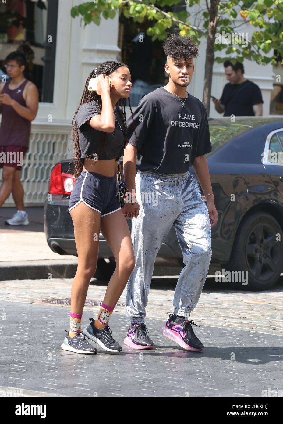New York - NY - 07/28/2019- Willow Smith and boyfriend Tyler Cole ...