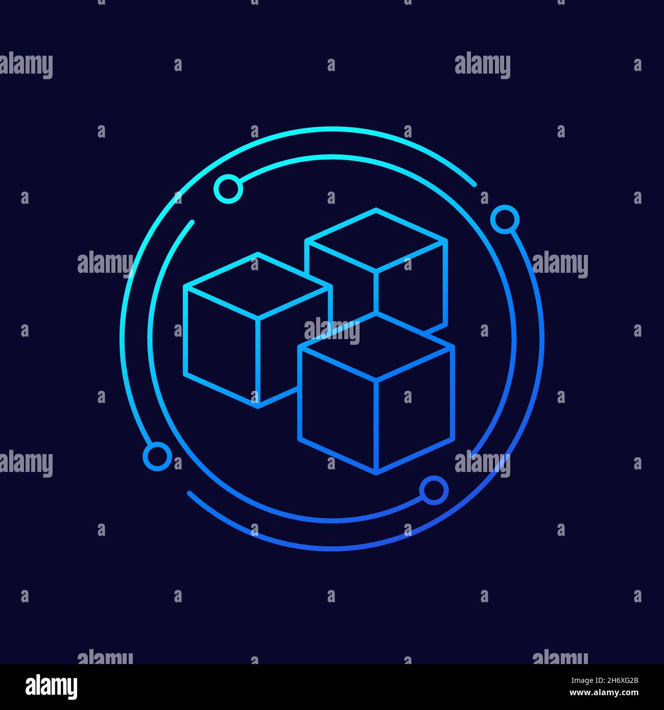 Linear blocks Stock Vector Images - Alamy