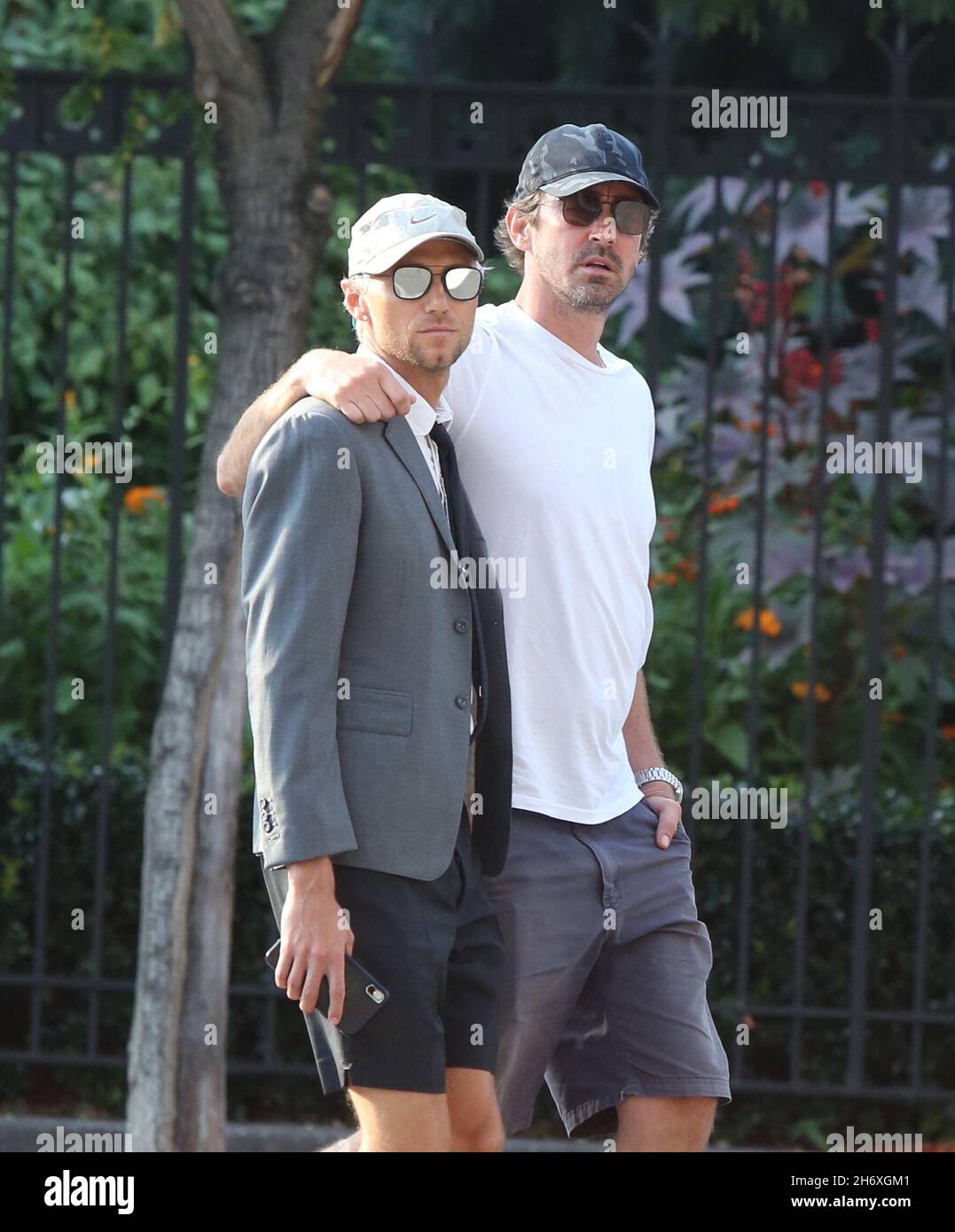 New York - NY - 08/16/2019 - Lee Pace and boyfriend Matt Foley leaving ...