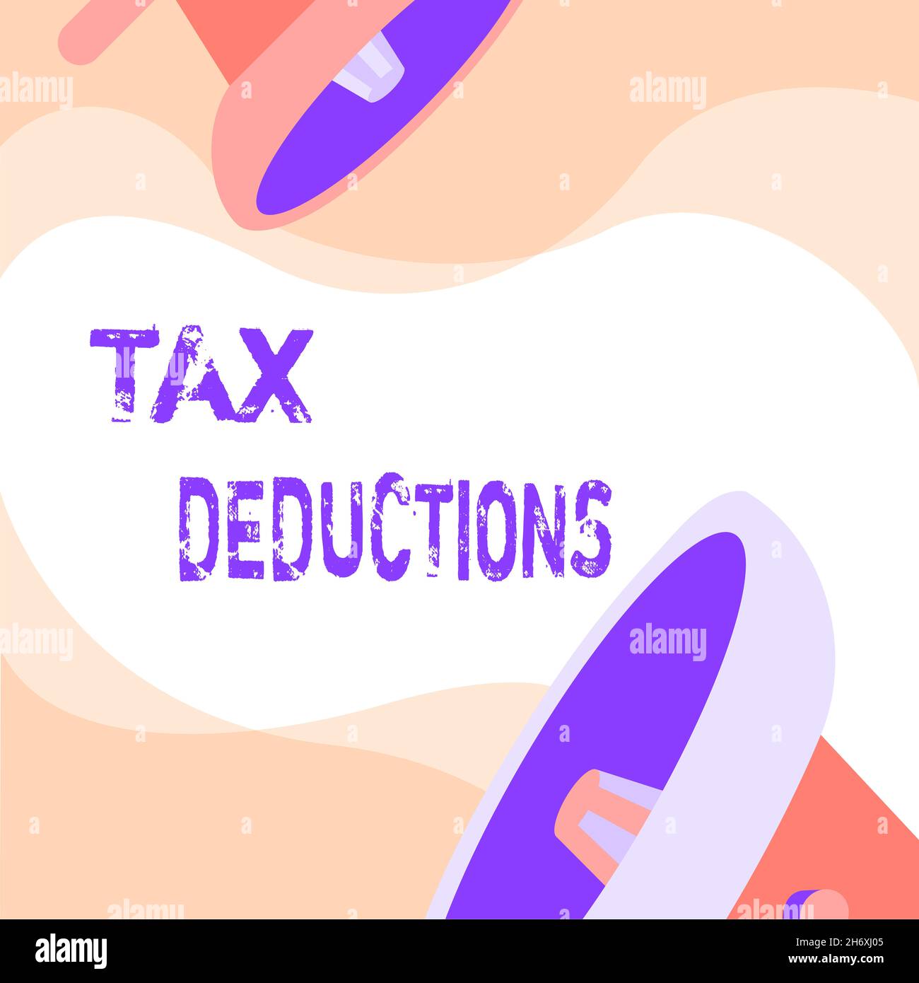 Hand writing sign Tax Deductions, Word Written on reduction income that ...