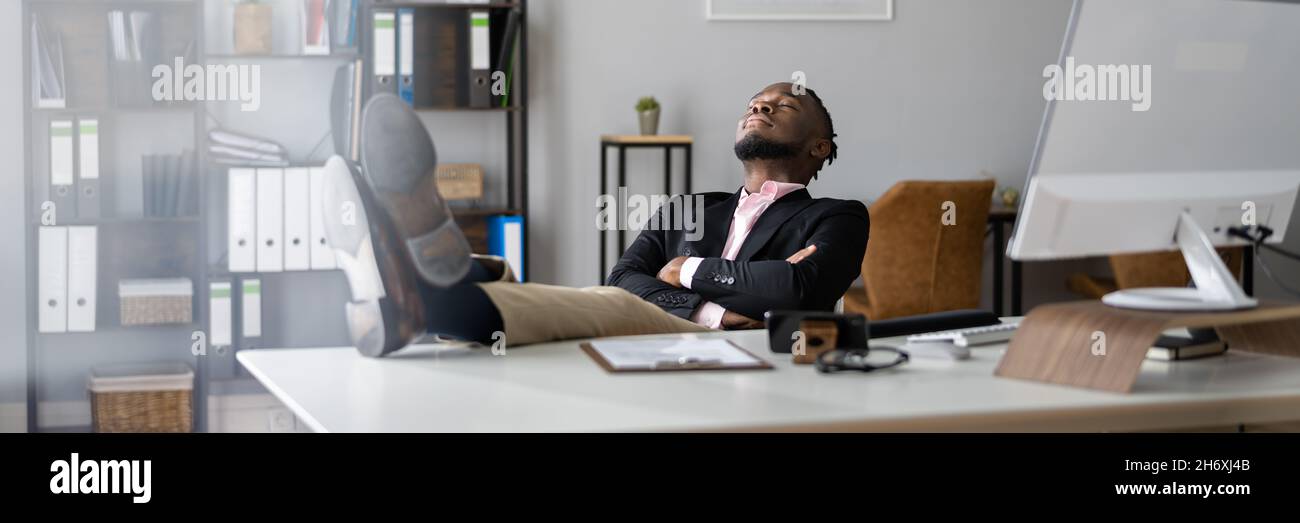 Computer desk feet hi-res stock photography and images - Alamy