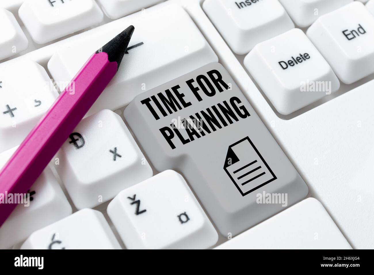 Hand writing sign Time For Planning. Business approach exercising ...