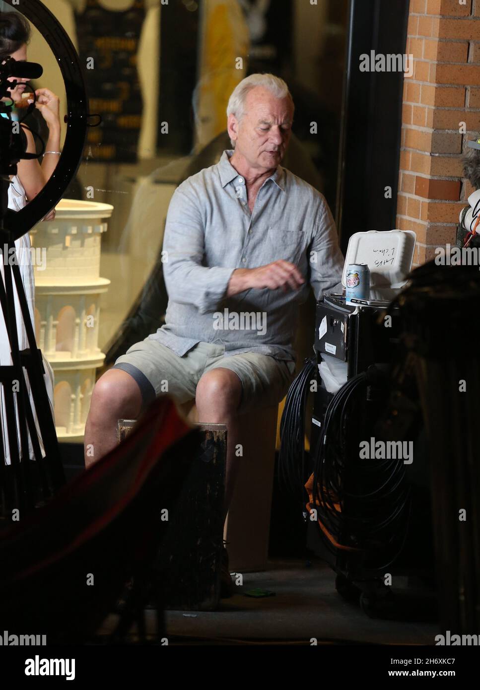 New York - NY - 06/26/2019 - Bill Murray eating potato latkes and doing ...