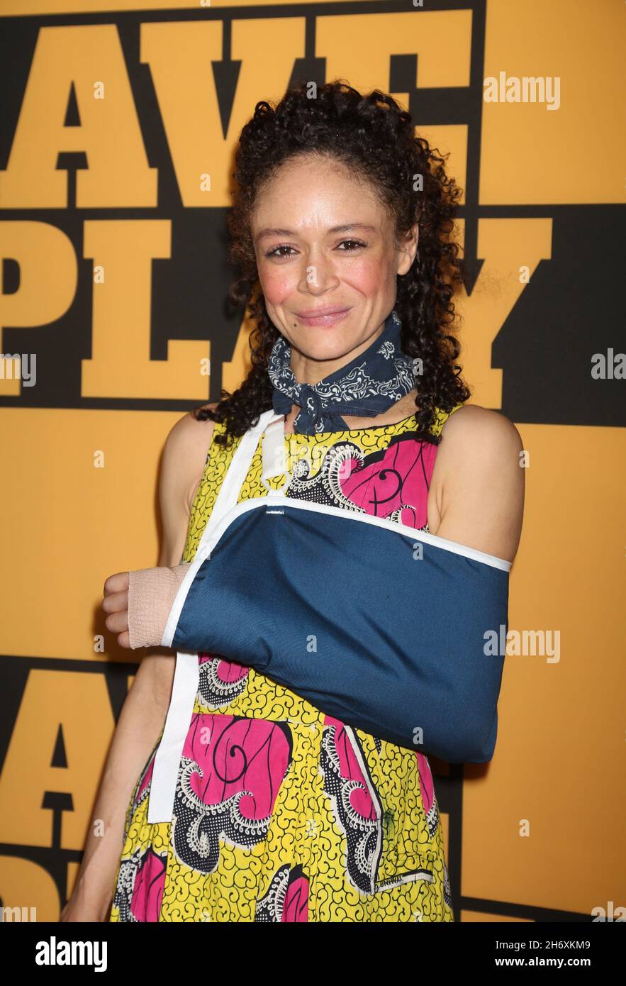 New York - NY - 20191006 - Opening Night arrivals for Slave Playon Broadway at the Golden ...