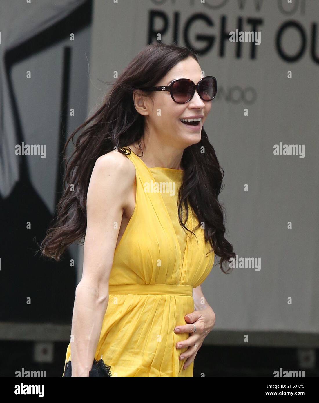 New York - NY - 05/27/2019 - Famke Janssen and Madeleine Martin walking around the East Village ...